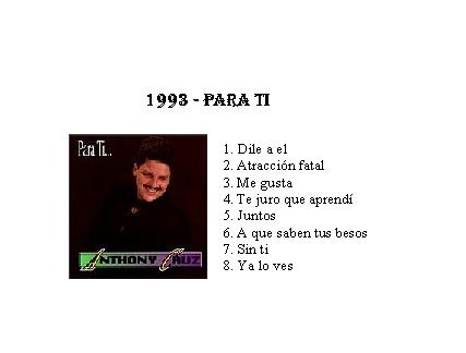 Anthony Cruz | Nueva Salsa