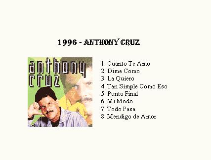 Anthony Cruz | Nueva Salsa