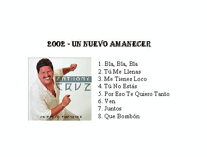Anthony Cruz | Nueva Salsa
